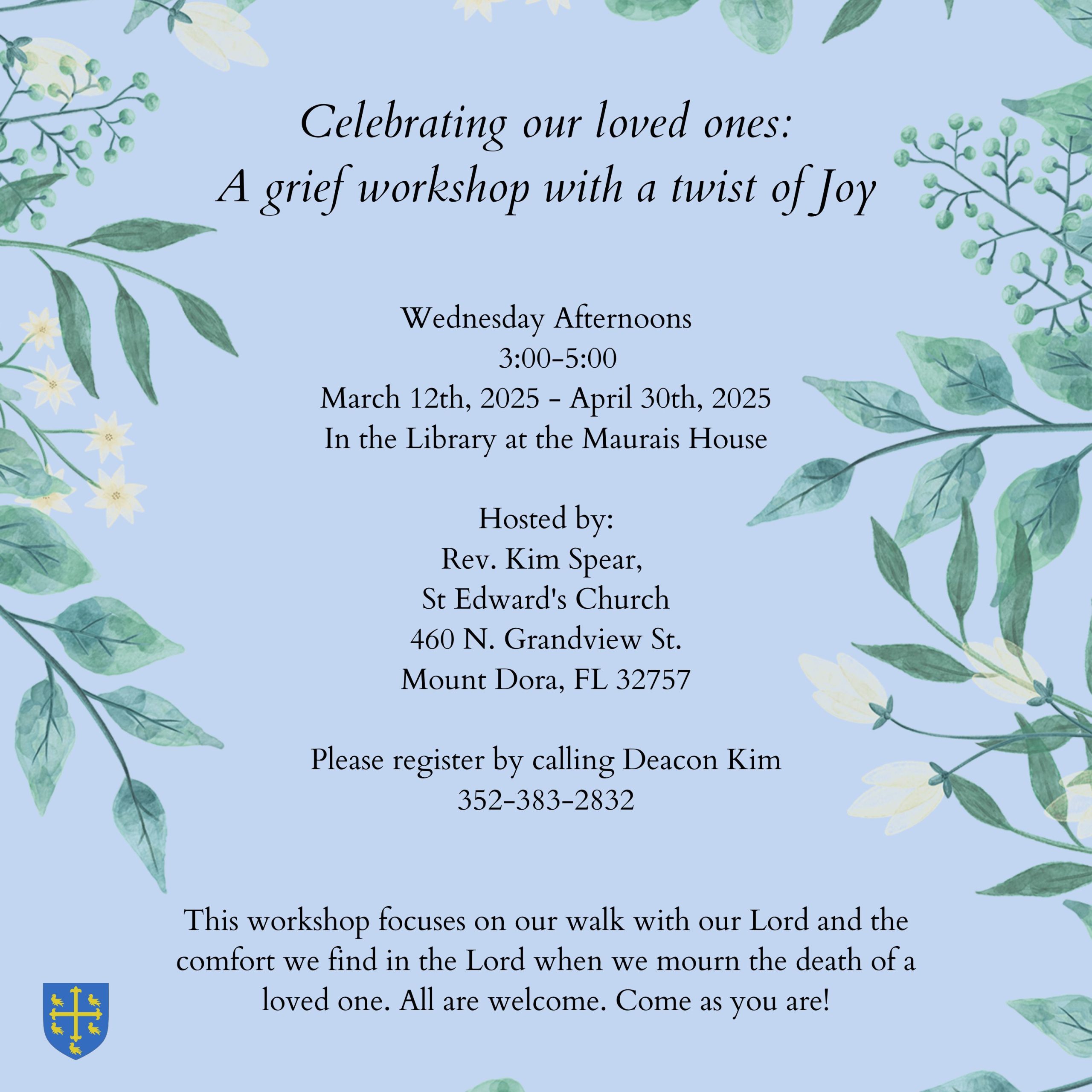 Grief Class | St. Edward's Episcopal Church, Mount Dora, FL